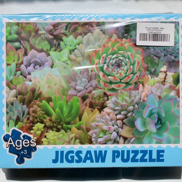 Games | Colorful Succulent 100 Pieces Jigsaw Puzzles 70cm X 50cm | Poshmark